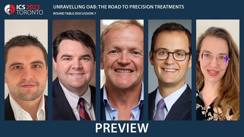 ICS | Unravelling OAB: the road to precision treatments (RT7)